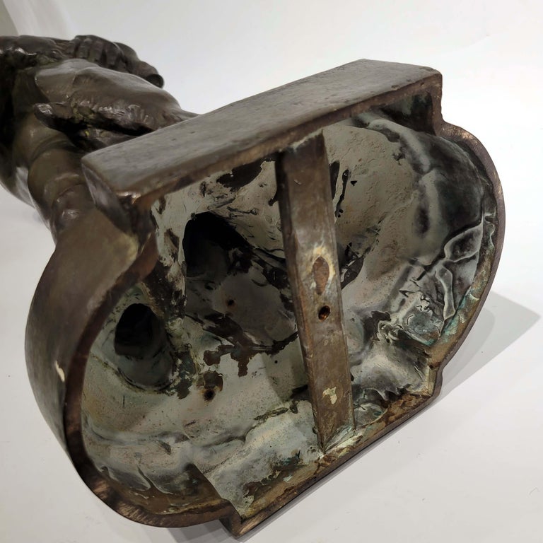 Jessie Lawson Peacey Bronze Sculpture For Sale at 1stDibs