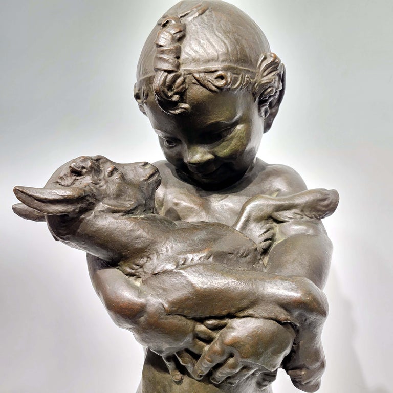 Jessie Lawson Peacey Bronze Sculpture For Sale at 1stDibs