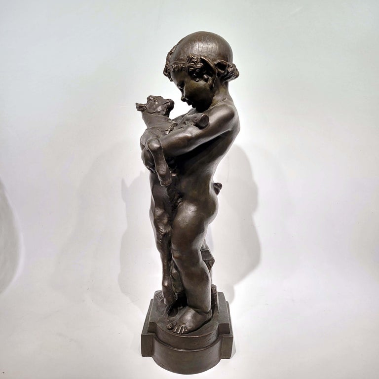 Jessie Lawson Peacey Bronze Sculpture For Sale at 1stDibs