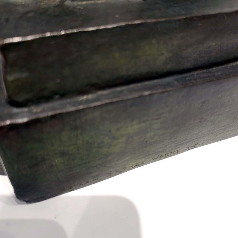 Jessie Lawson Peacey Bronze Sculpture For Sale at 1stDibs