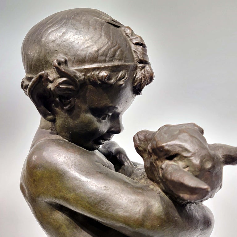 Jessie Lawson Peacey Bronze Sculpture For Sale at 1stDibs