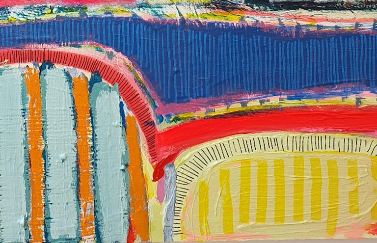 Jessie Woodward - 581, Contemporary Abstract Painting, Bright Statement ...