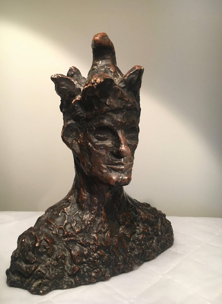 Jester Sculpture in the style of Pablo Picasso at 1stDibs | picasso jester