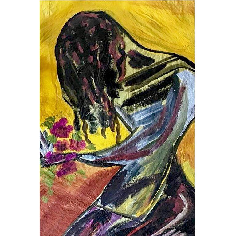 Jesús ‘Chucho’ Reyes Ferreira, Yellow Christ, Mixed on China Paper For ...