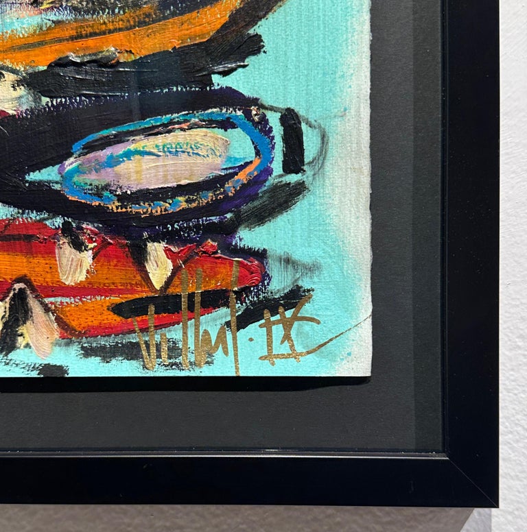 Jesús Chuy Villalpando (aka Feng) - Untitled #12 - Original Raw Graffiti Painting, Acrylic and ...