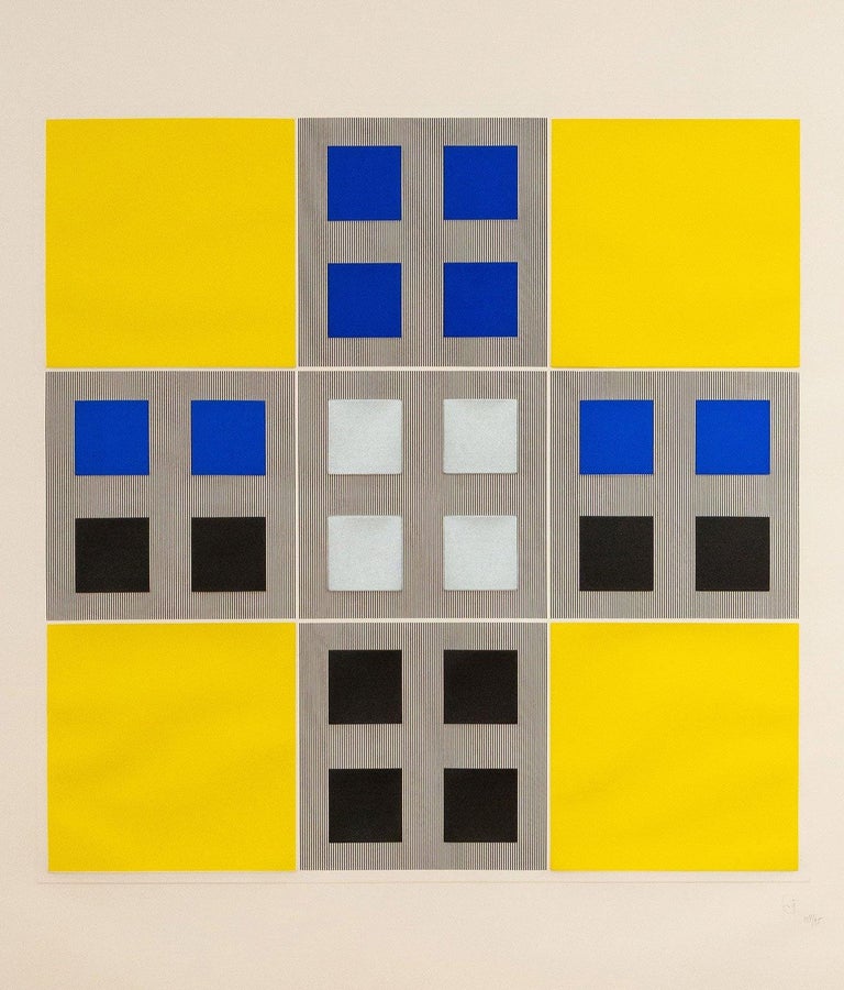 Jesús Rafael Soto - Composition 1 (aka. "Yellow Squares") at 1stDibs