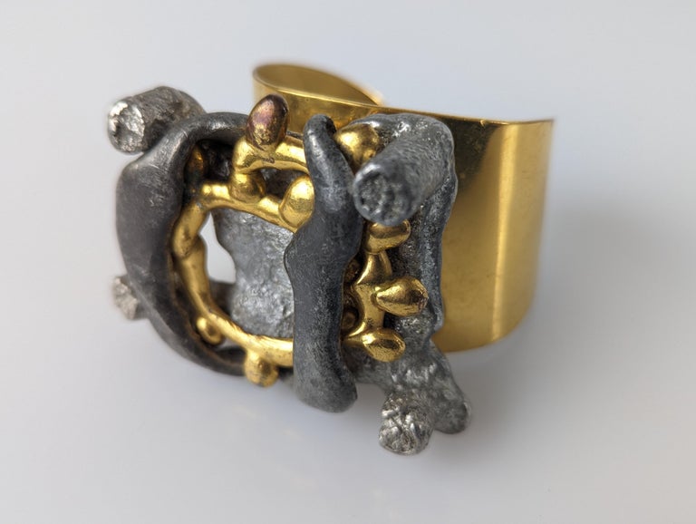 Jewel Sculpture Bracelet by Jacob Hull, Denmark, 1970s For Sale at 1stDibs