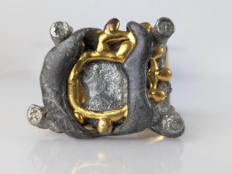 Jewel Sculpture Bracelet by Jacob Hull, Denmark, 1970s For Sale at 1stDibs