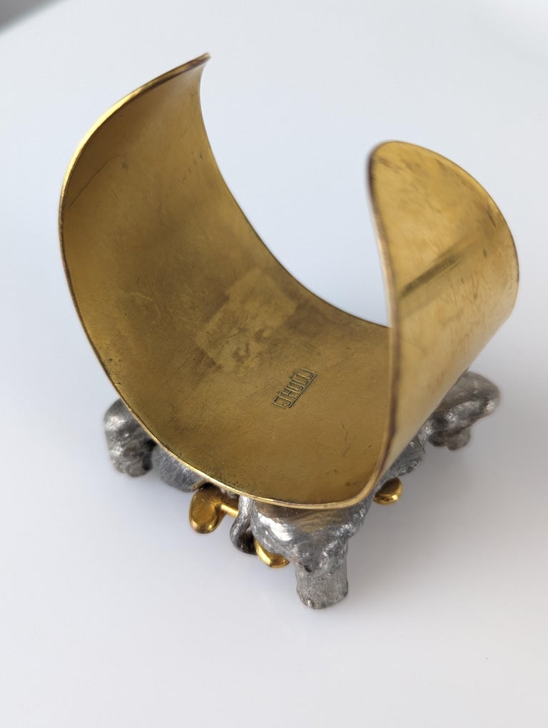 Jewel Sculpture Bracelet by Jacob Hull, Denmark, 1970s For Sale at 1stDibs