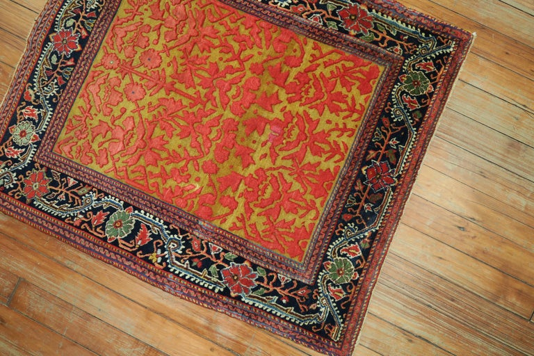 Jewel Tone Early 20th Century Superfine Quality Antique Persian Jozan ...