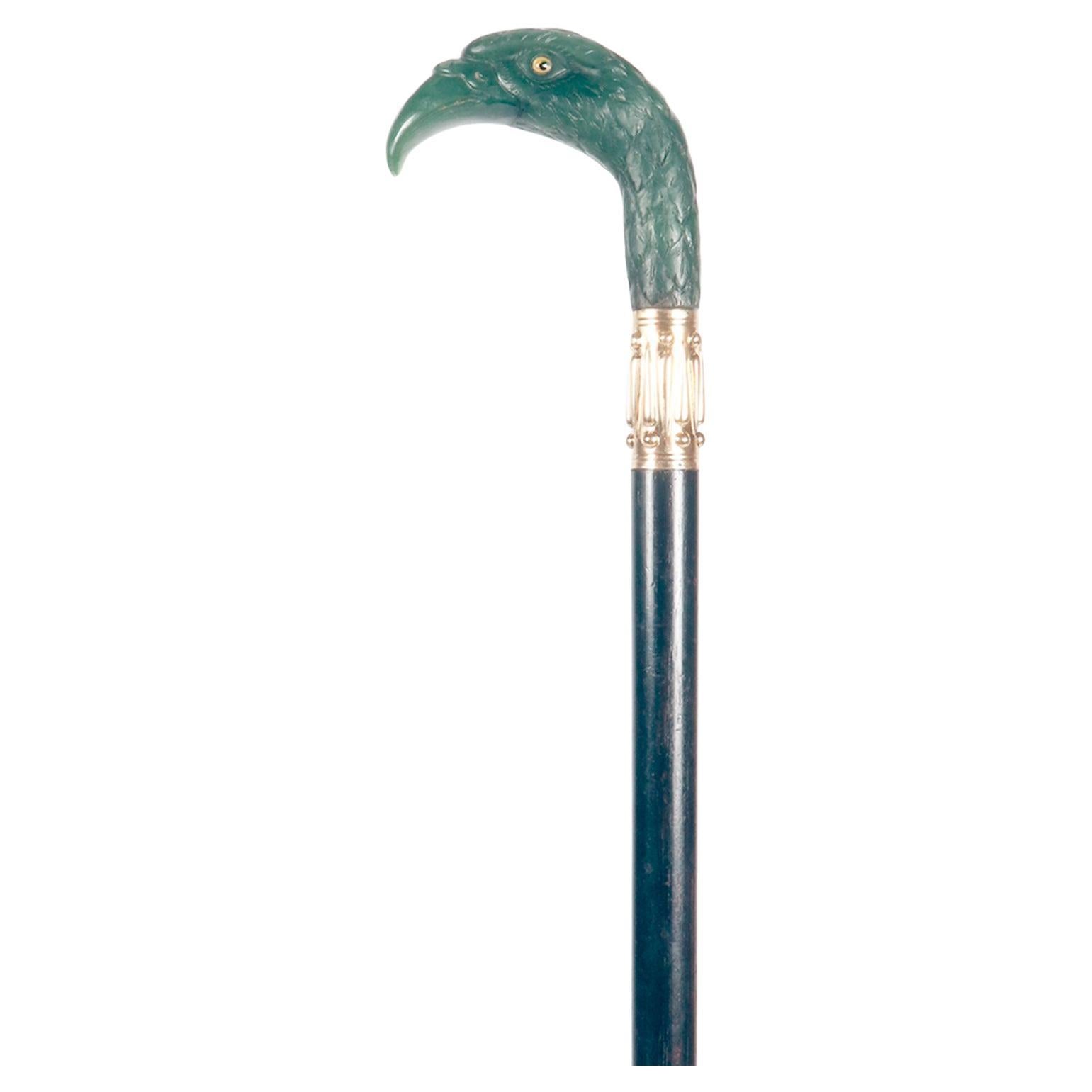 Jewel walking stick, signed Sophie Sander-Noske, France 1900-1910. For ...