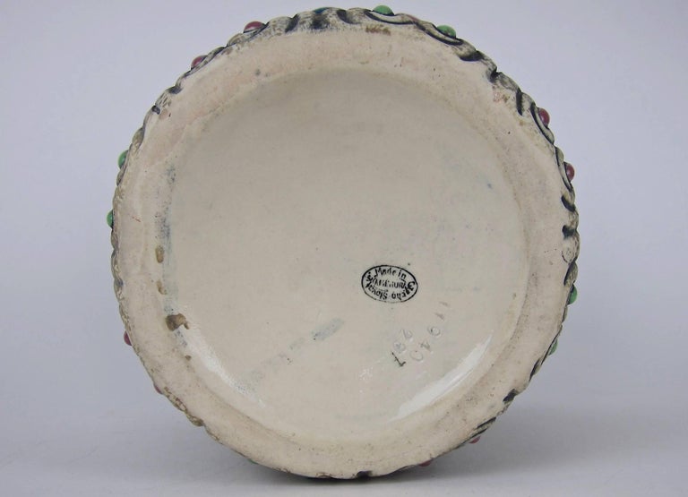 Vintage Amphora Pottery Jeweled Cachepot Planter For Sale at 1stDibs