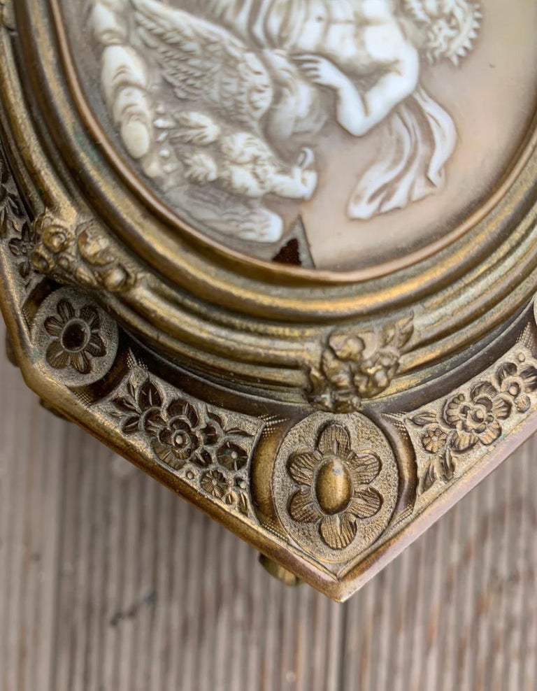Jewelery Box in Bronze and Cameo by Tahan Paris 1800 at 1stDibs