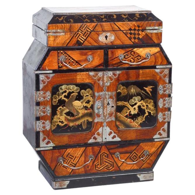 1800s Americana Advertising Masons Wood Blacking Box For Sale at 1stDibs