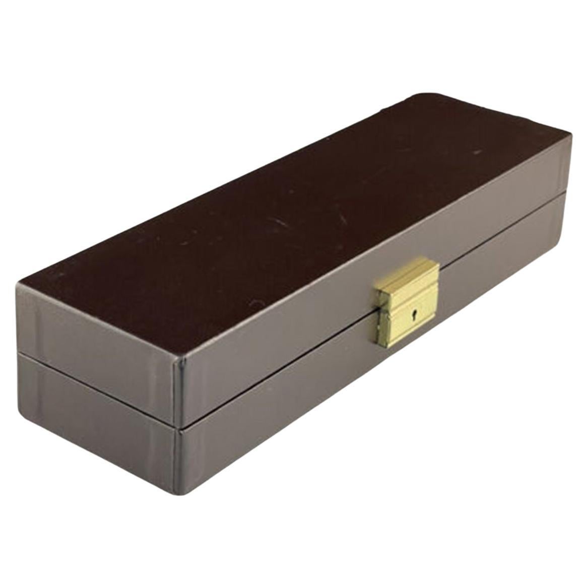 Magnificent Polished Brass Jewellery Box with Wedgwood Plaque, circa ...