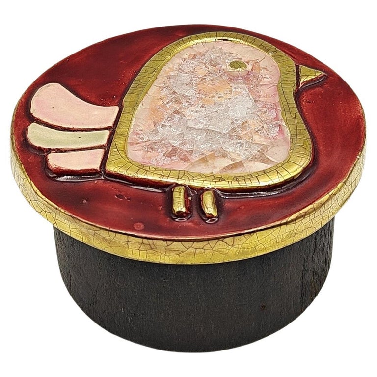 Boîte à bijoux "Bird" de Mithé Espelt, vers 1960 En vente sur 1stDibs