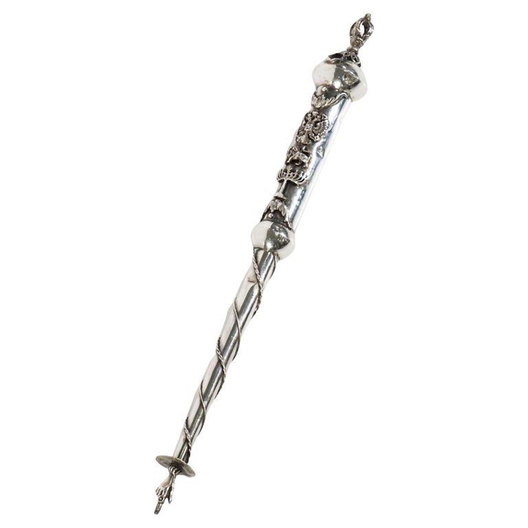 Jewish Yad or Torah Pointer of Silver For Sale at 1stDibs