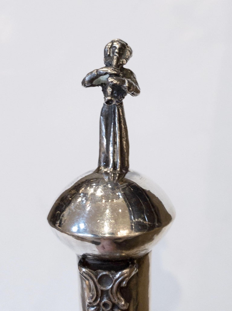 Jewish Yad or Torah Pointer of Silver with Inset Stones at 1stDibs