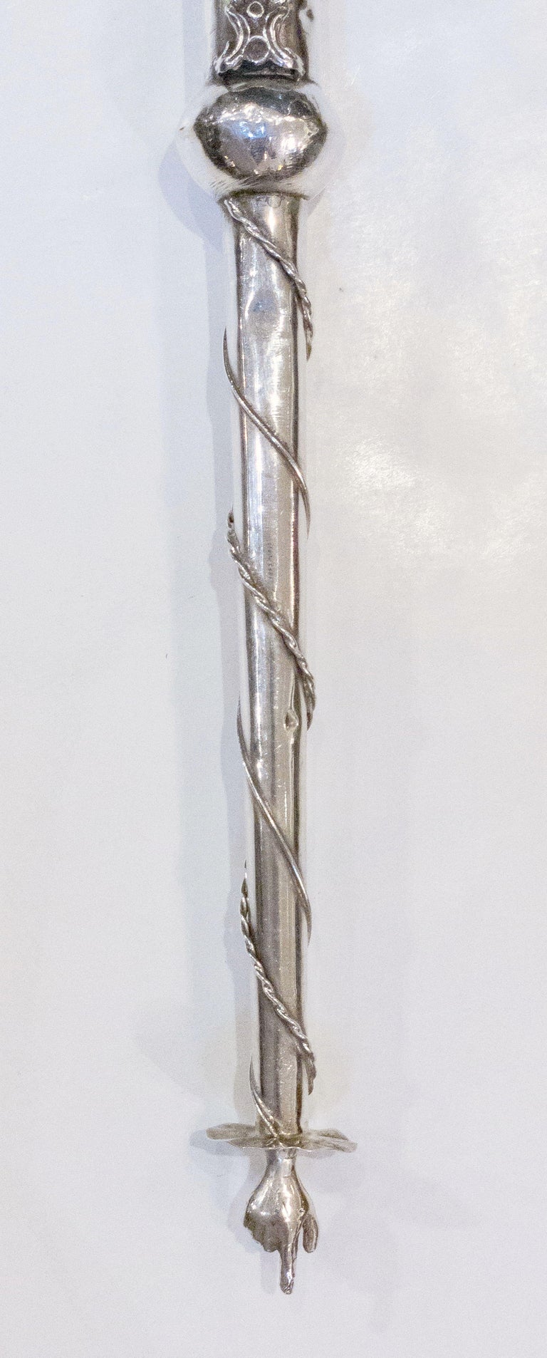 Jewish Yad or Torah Pointer of Silver with Inset Stones at 1stDibs ...