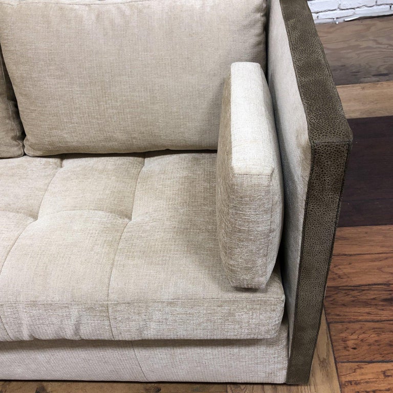 J.F. Fitzgerald Custom Upholstered Sofa For Sale at 1stDibs