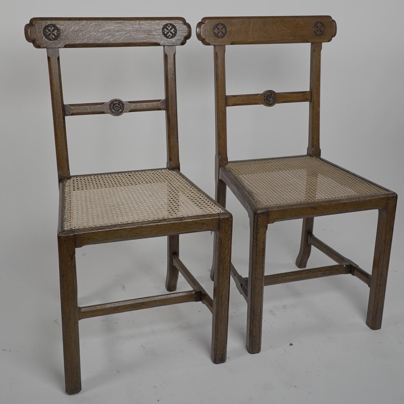 J.G.Crace attributed. In the style of AWN Pugin. A pair of Gothic ...