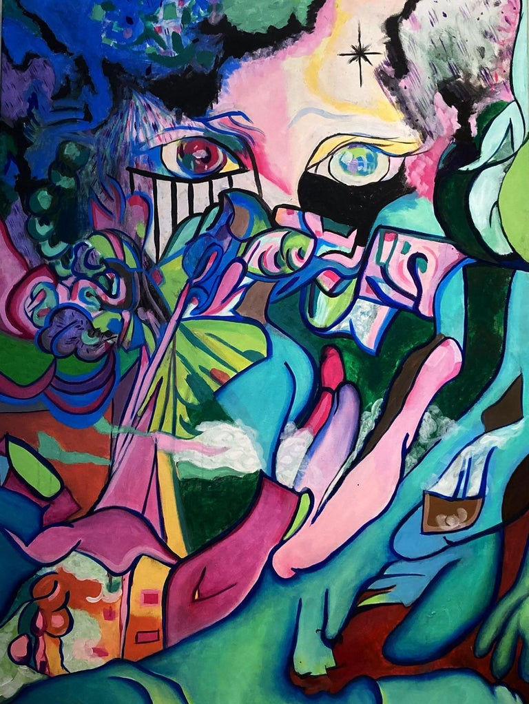 Jiabao Shen - Silent Lady (静女) - acrylic on canvas painting For Sale at ...