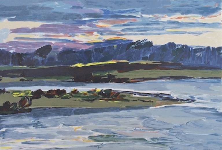 Jian Wang - American River in Spring For Sale at 1stDibs | jian wang ...