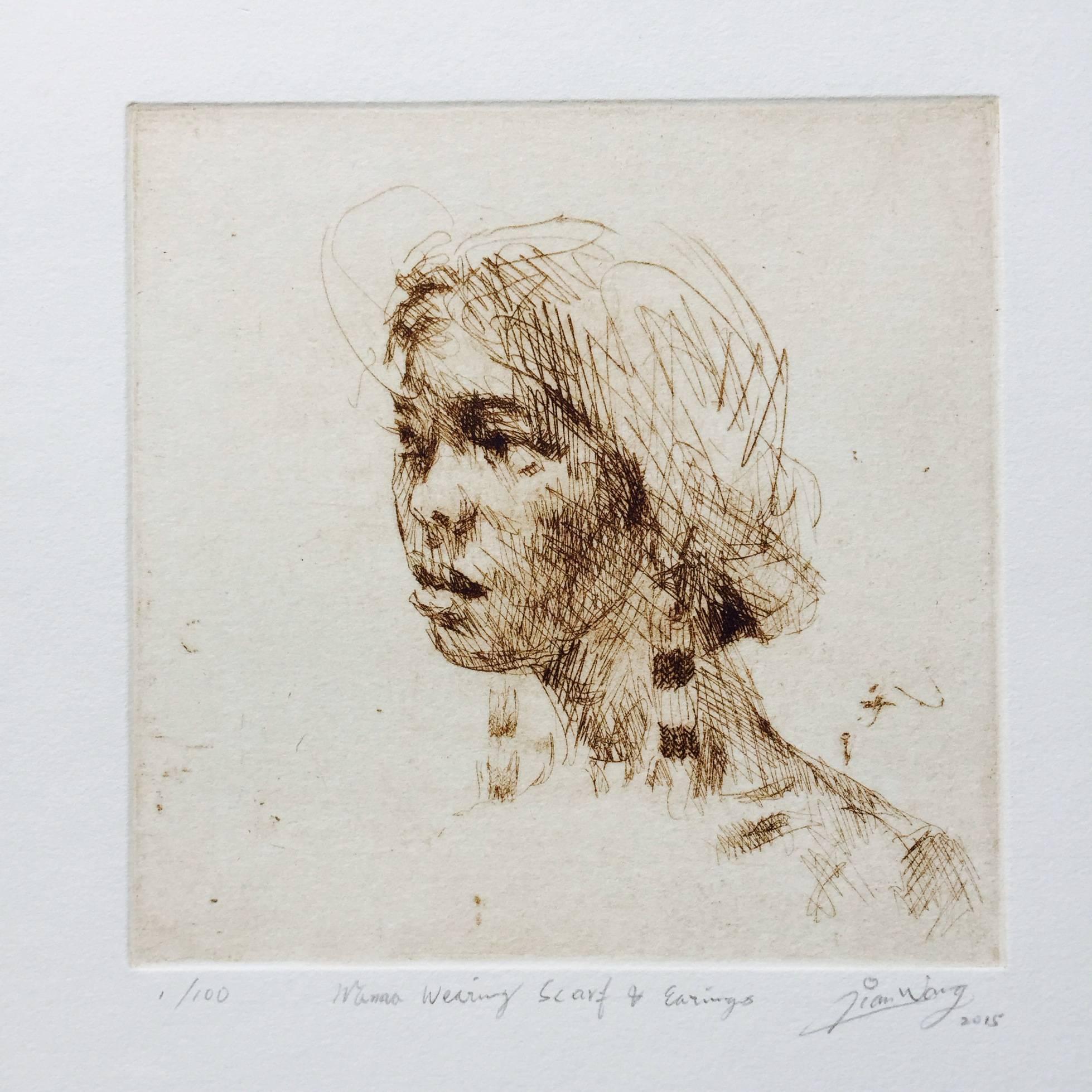 Jian Wang - Watermelon and Knife, Red For Sale at 1stDibs