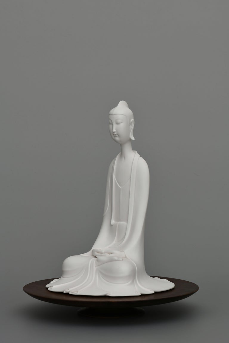JIANGSHENG - Modern White Porcelain Sakyamuni in Meditation,2017 For ...