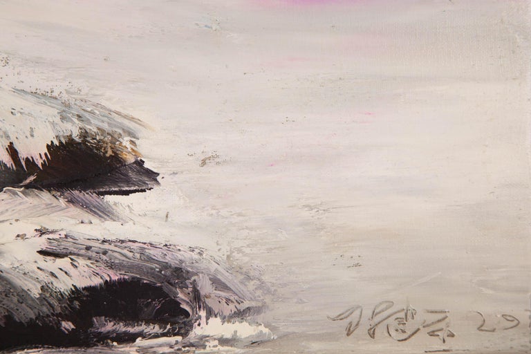 Jianping Chen - JianPing Chen Impressionist Original Oil Painting "Snow ...