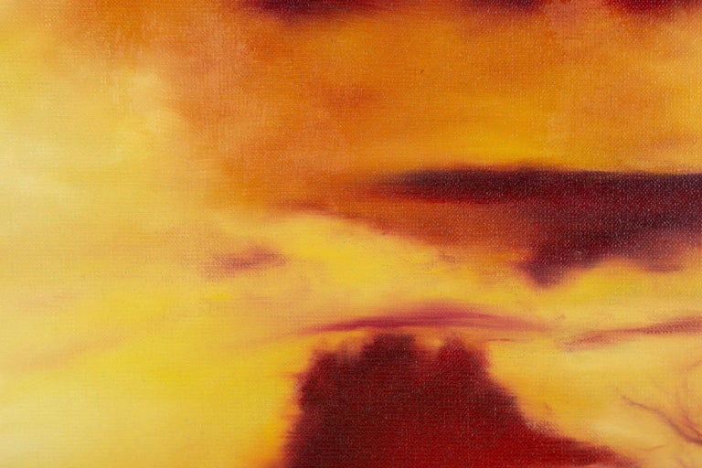 Jianping Chen - Jianping Chen Surrealist Original Oil On Canvas "The ...