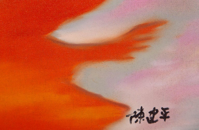 Jianping Chen - Jianping Chen Surrealist Original Oil Painting "No.25 ...