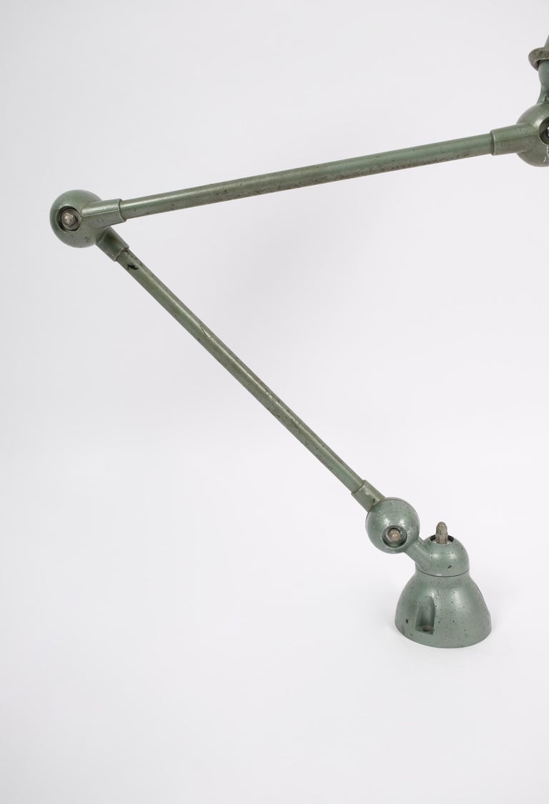Jieldé 2 Arm Wall Lamp Vespa Green by Jean-Louis Domecq at 1stDibs