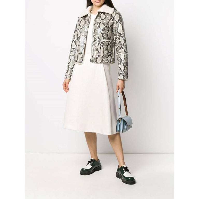 Jil Sander Vintage ivory lurex A-line 2000s midi skirt For Sale at 1stDibs