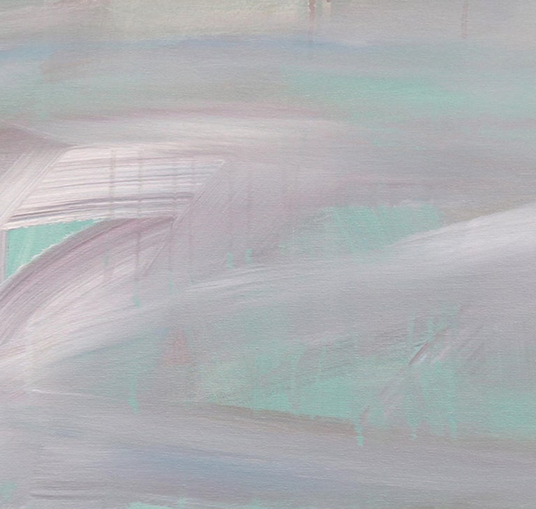 Jill Campbell - Light Summer Rain, Original Abstract Landscape Painting ...