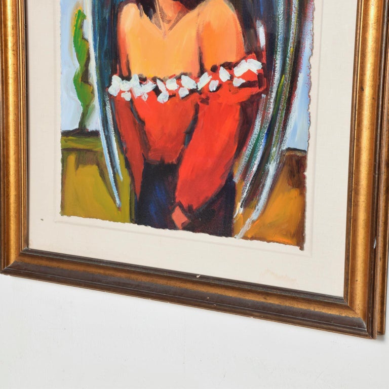 Jill Logan Female "ANGEL" Painting Vibrant Magical Color Todos Santos ...