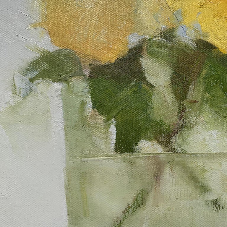 Jill Matthews - "Yellows" Impressionist style oil painting of yellow ...