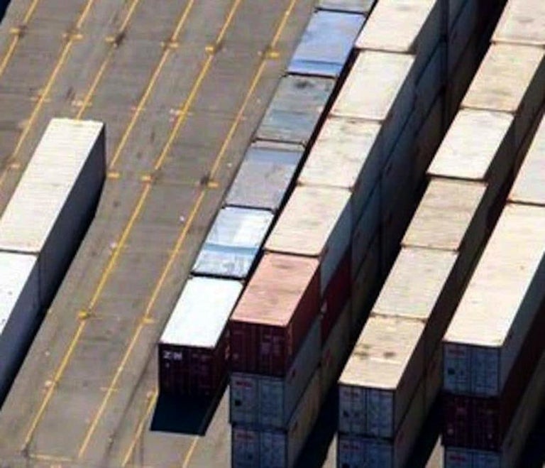 Jill Peters - Containers , Aerial photograph For Sale at 1stDibs