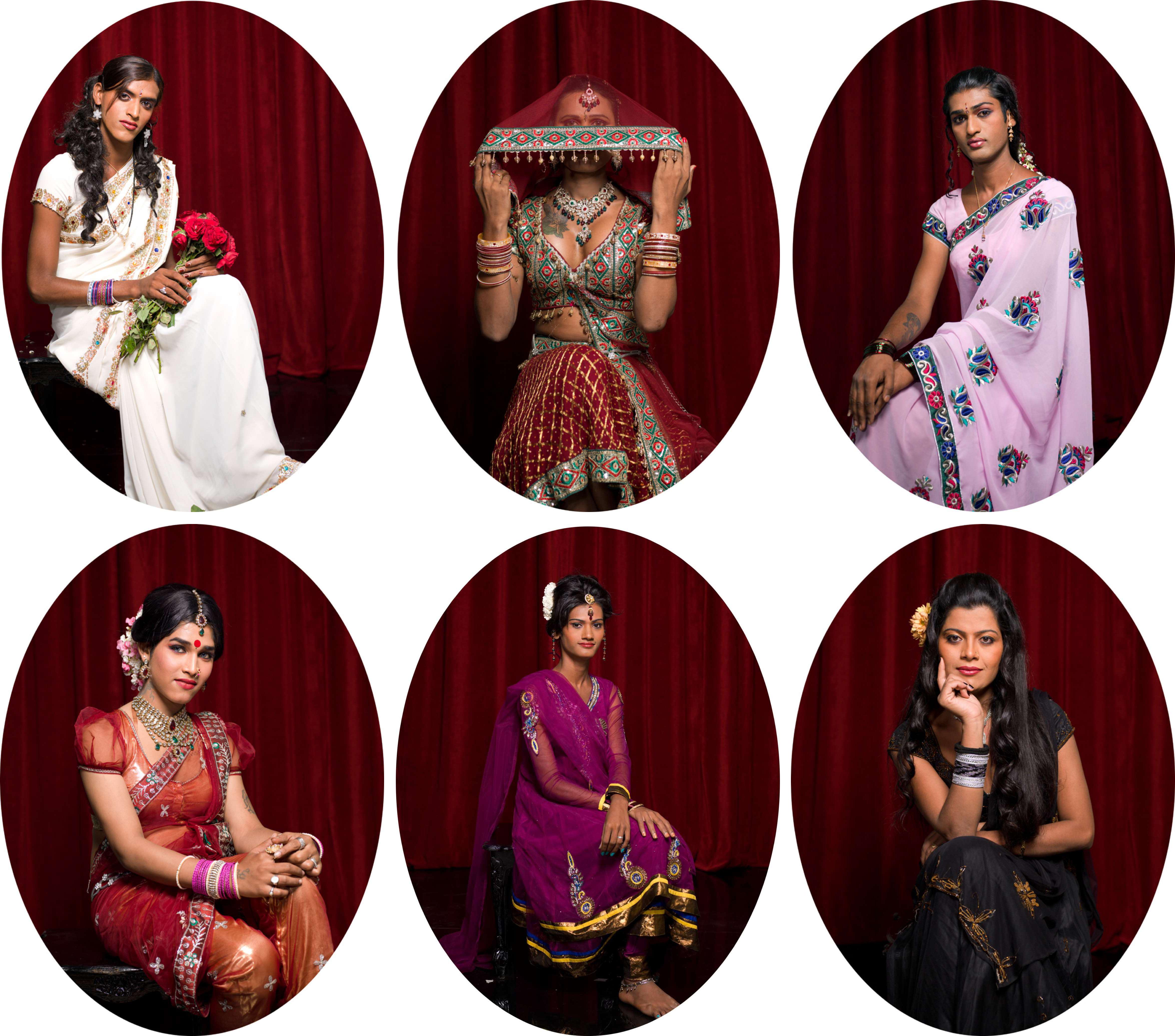 Jill Peters - Set of 6 Protraits. From The Third Gender of India Series ...