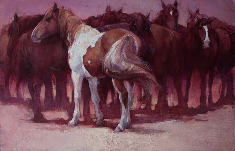 Jill Soukup - "Gallo" Oil Painting For Sale at 1stDibs