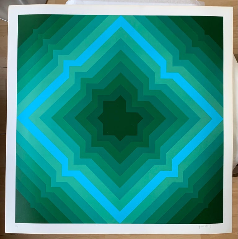 Jim Bird - Jim Bird - tribute to Vasarely 1 For Sale at 1stDibs