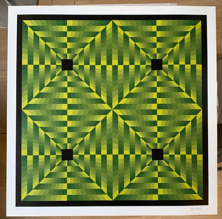 Jim Bird - Jim Bird - tribute to Vasarely 16 For Sale at 1stDibs