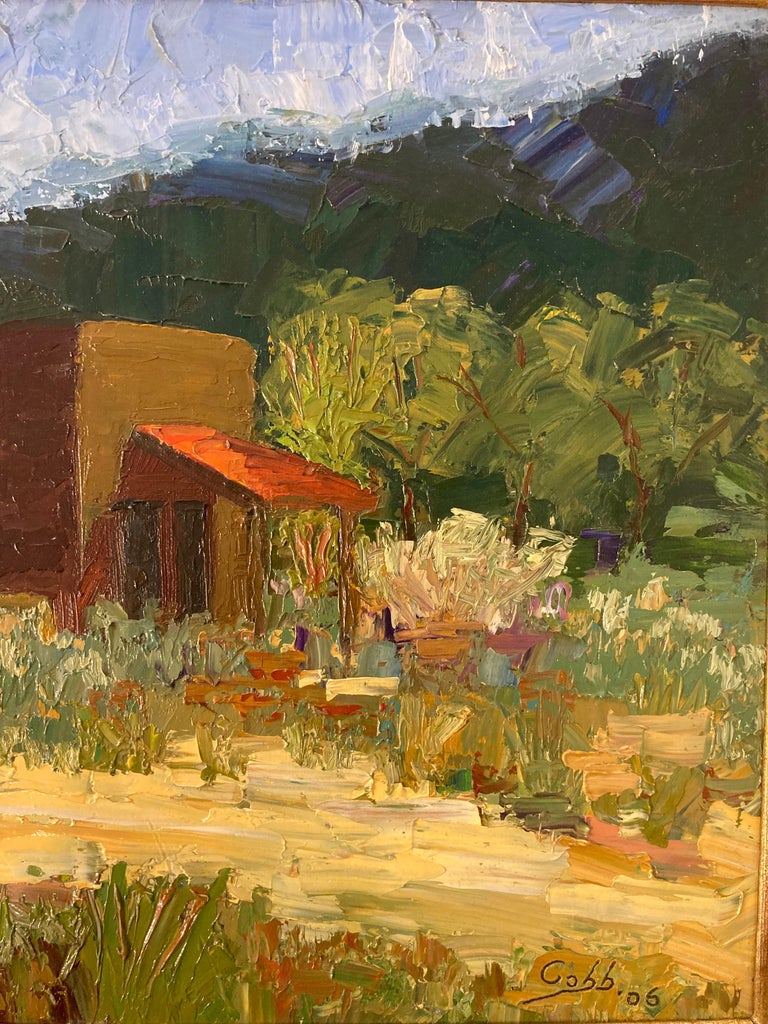 Jim Cobb - ''Century Old Adobe,'' by James Cobb, Oil on Panel Painting ...
