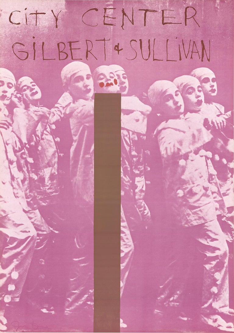 After Jim Dine-Gilbert And Sullivan-35" x 24.5"-Poster-1968-Pop Art ...