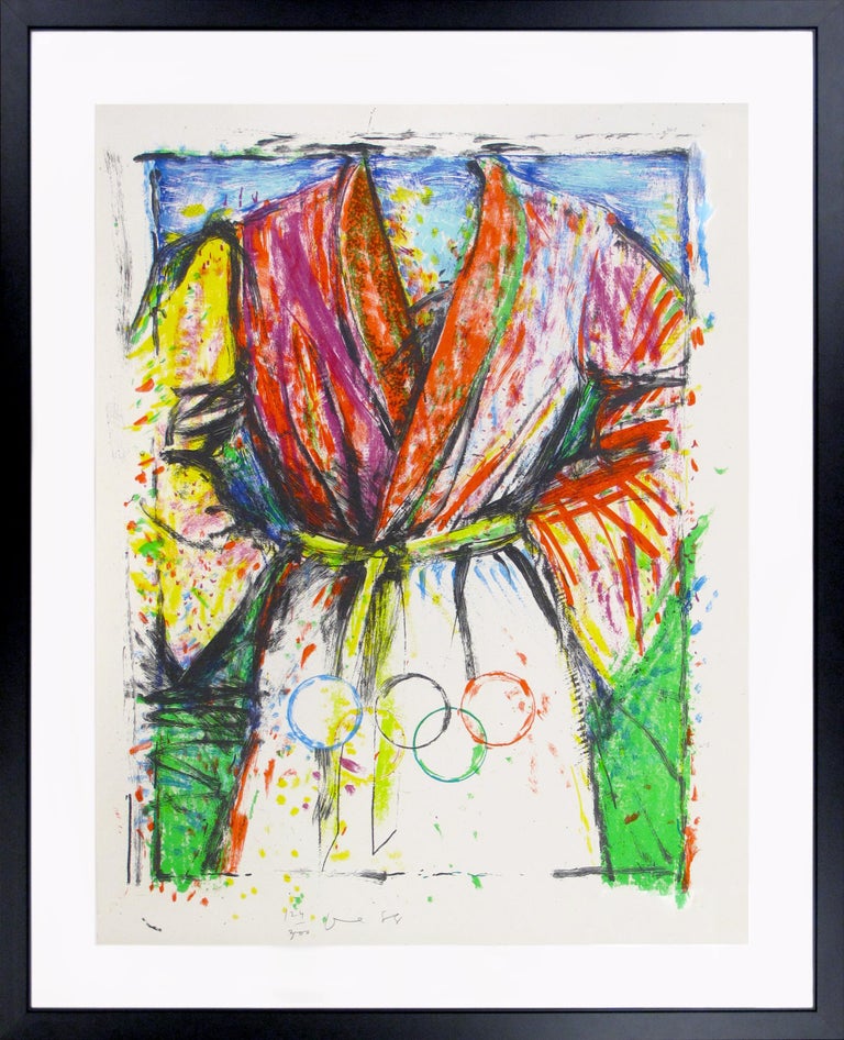 Jim Dine - Jim Dine "Olympic Robe" limited edition lithograph, 1988 at ...