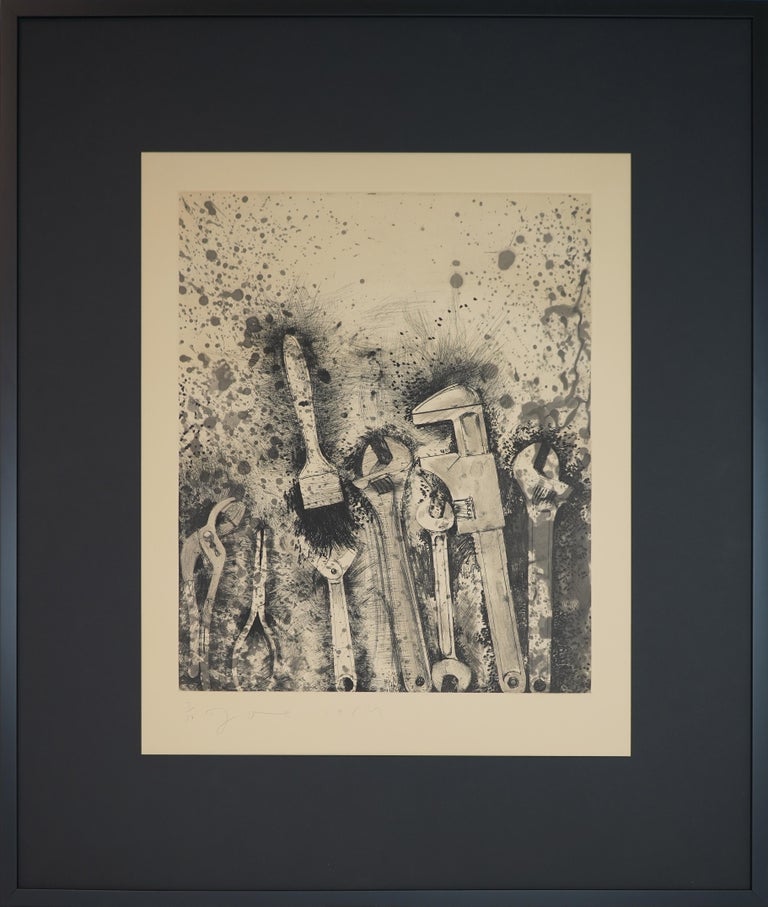 Jim Dine - The New French Tools 3 (For Pep) For Sale at 1stDibs
