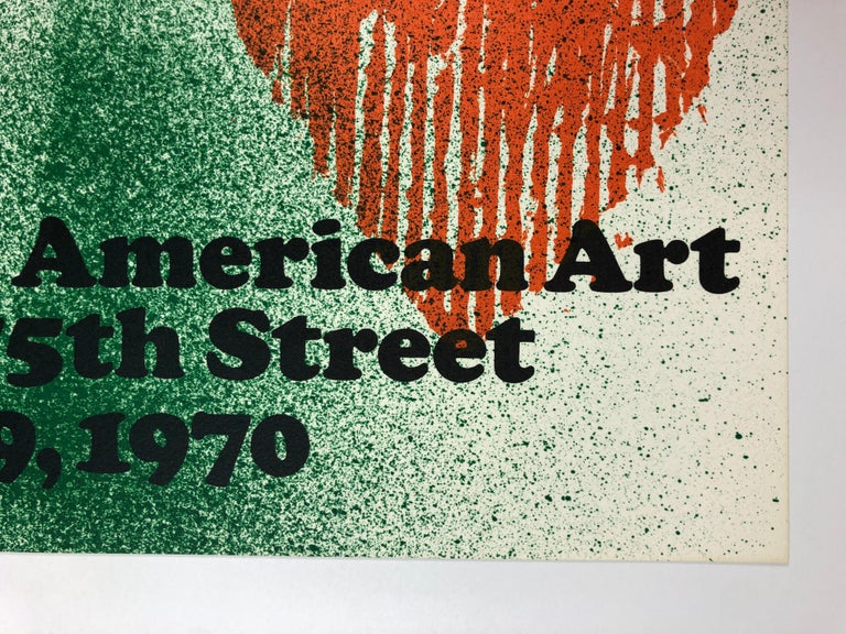 Jim Dine - Vintage Jim Dine poster Whitney Museum 1970 (Six Hearts ...