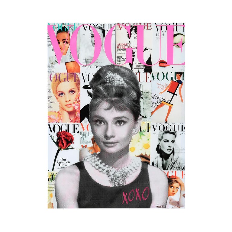 Jim Hudek - "Art of Class" Colorful Pop Art Resin Collage Portrait of ...