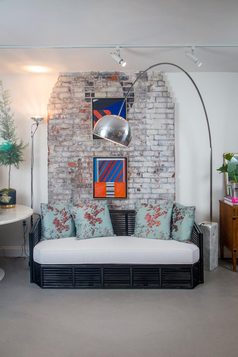 Jim Huntington Red and Blue Abstract Painting, 1964 at 1stDibs