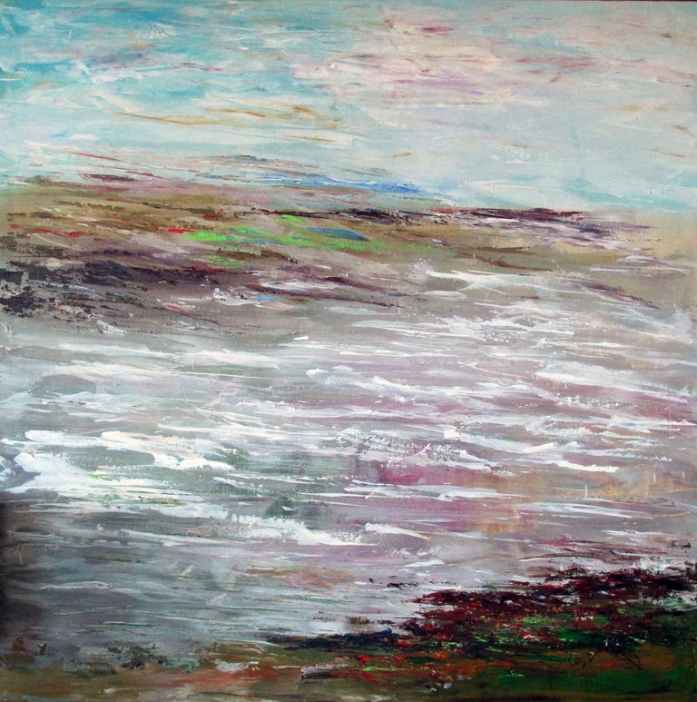 Jim Plesh - QUIET SHORES, Painting, Acrylic on Canvas For Sale at 1stDibs
